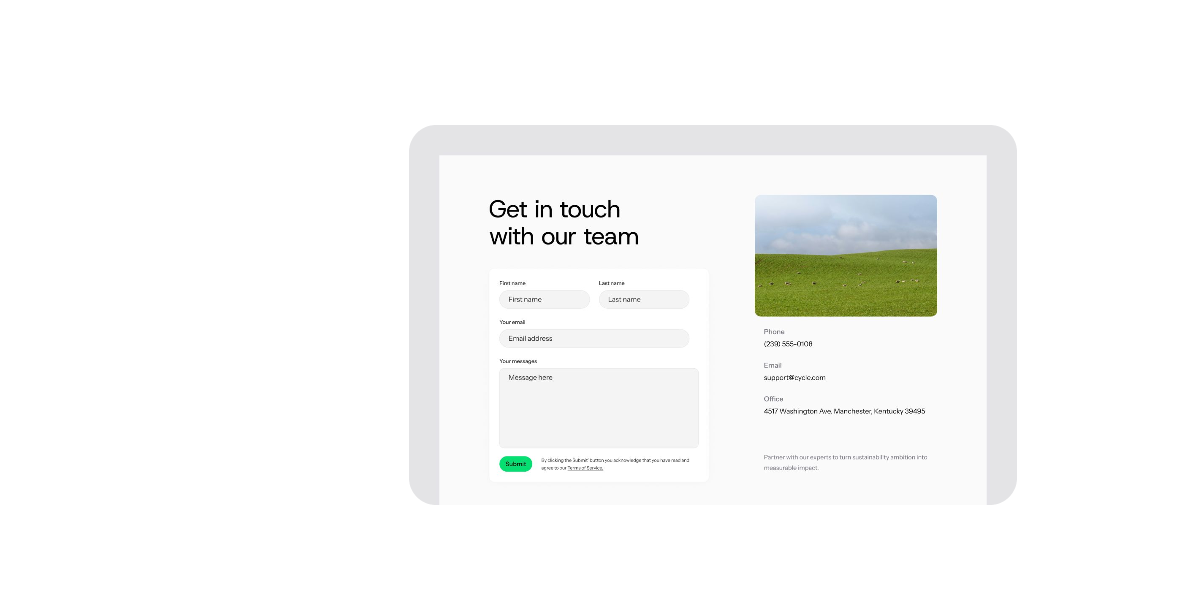 Cycle Contact 04 Component for Webflow, Figma & Framer | Flowbase