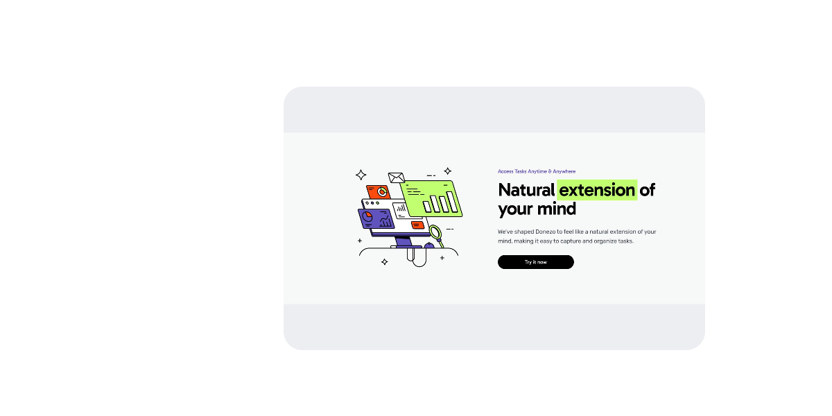Donezo CTA 03 Component for Webflow, Figma & Framer | Flowbase