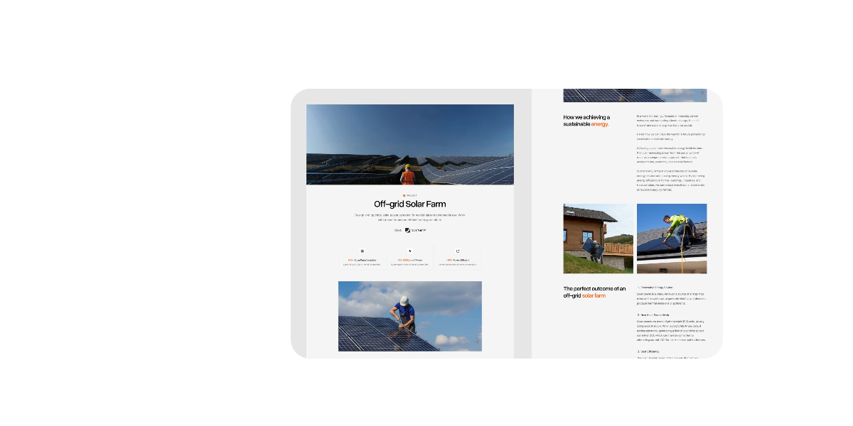 Helio Project Article 01 Component for Webflow, Figma & Framer | Flowbase