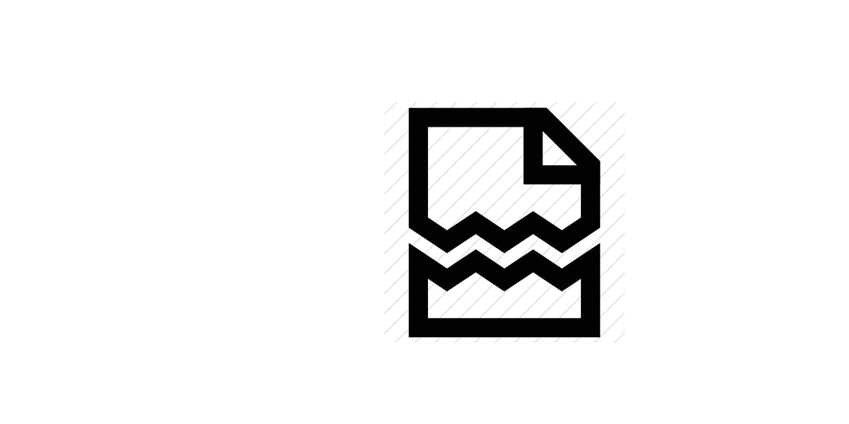 Broken File Icon by Atlas | Flowbase
