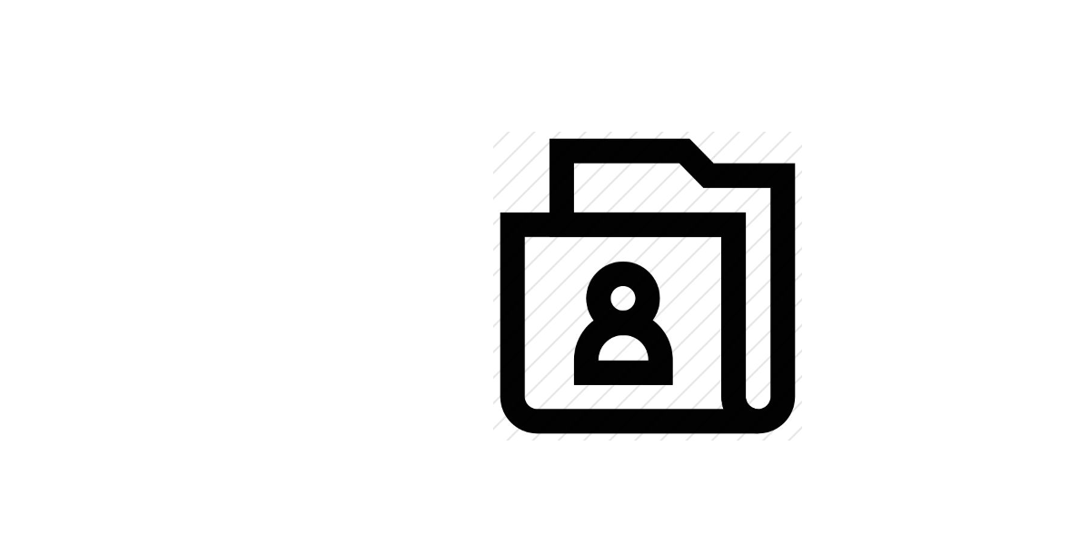 Folder User Icon by Atlas | Flowbase