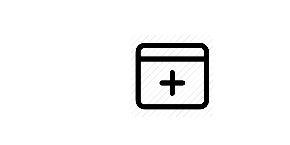 New Tab Icon by Iconoir | Flowbase