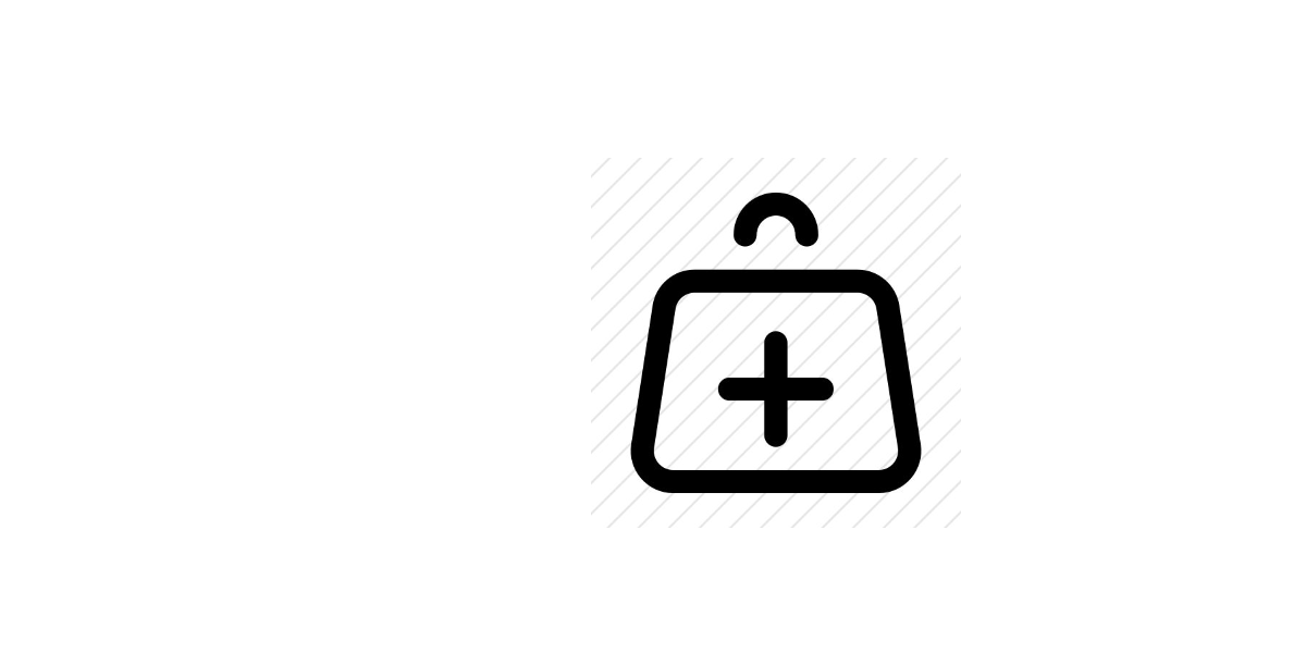 Shopping Bag Plus Icon by Iconoir | Flowbase