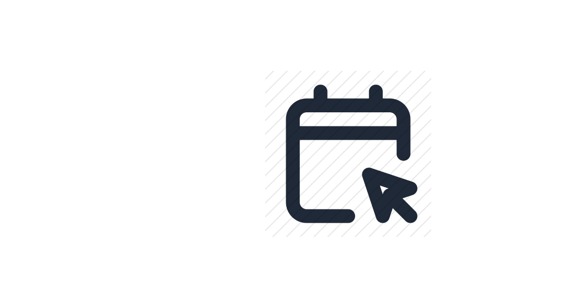 Calendar Cursor Line Icon by Majesticon | Flowbase