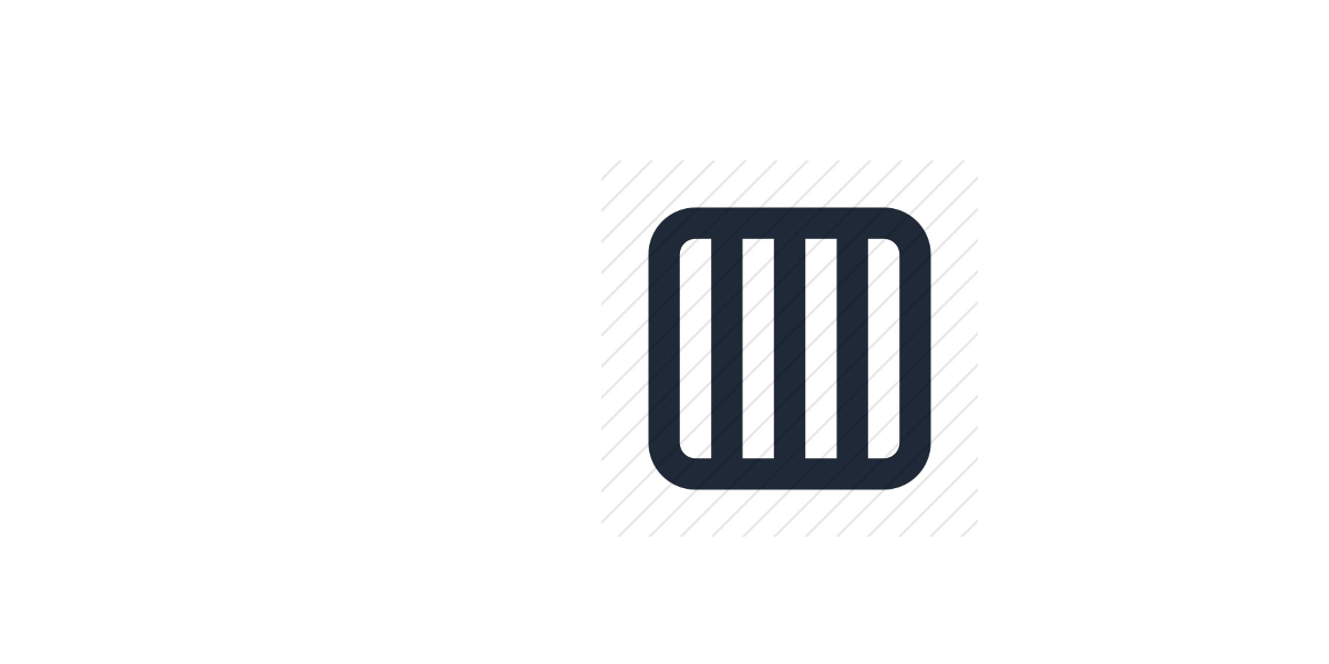 Layout Columns Dense Line Icon by Majesticon | Flowbase