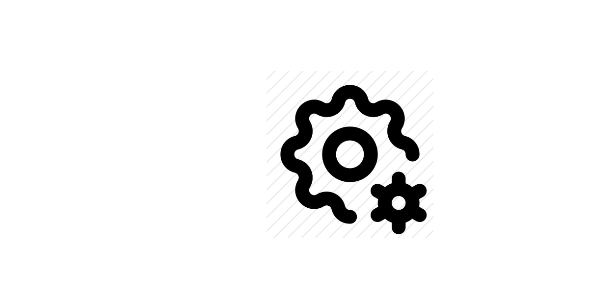 Settings Cog Line Icon by Tabler | Flowbase