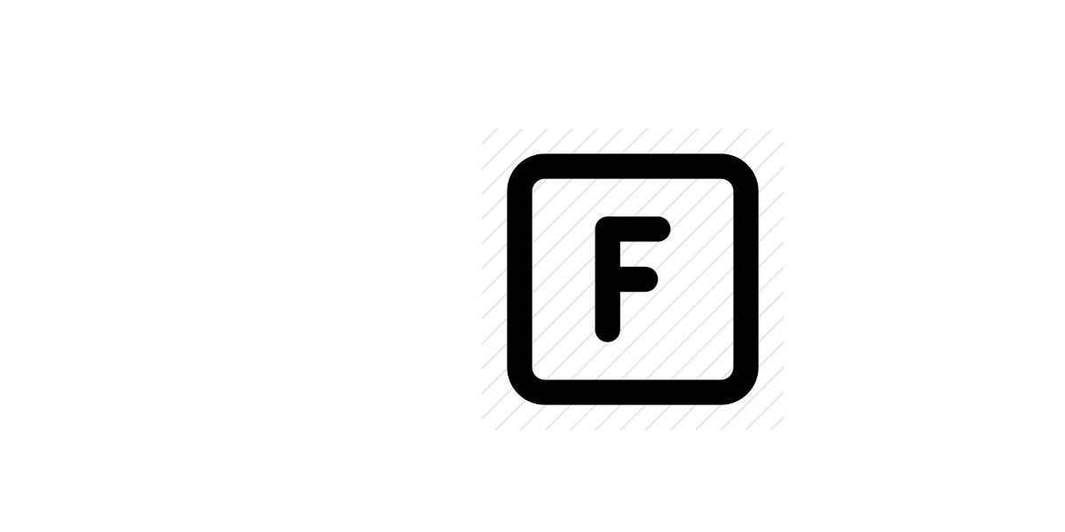 Square Letter F Line Icon by Tabler | Flowbase