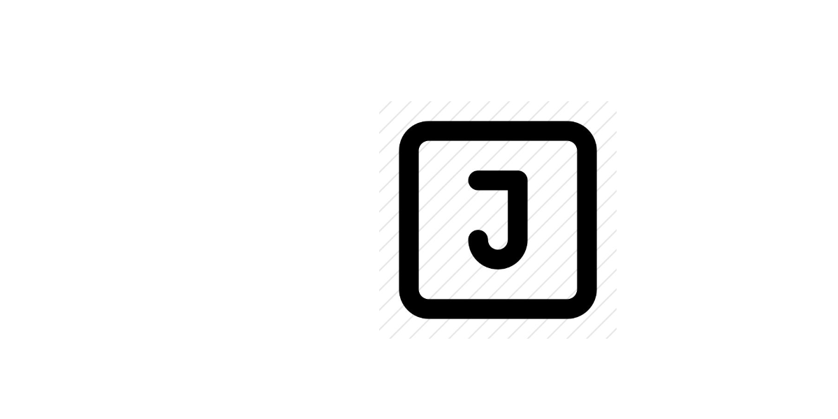 Square Letter J Line Icon by Tabler | Flowbase