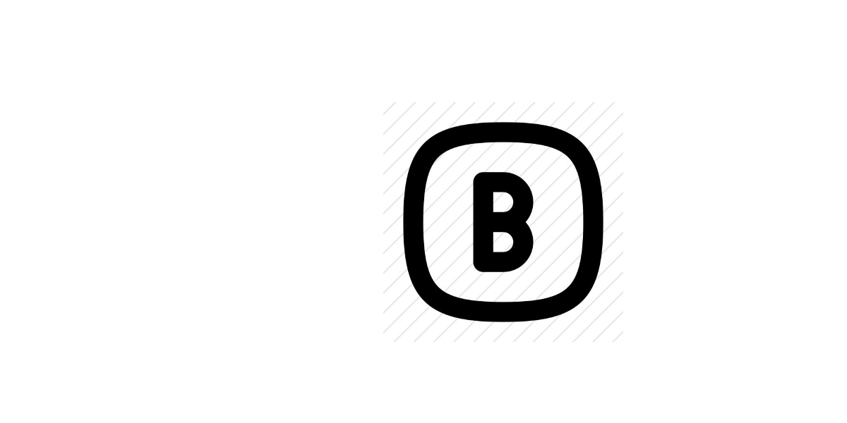 Square Rounded Letter B Line Icon by Tabler | Flowbase